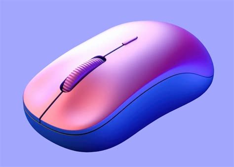 Colorful Gradient Computer Mouse Illustration Premium Ai Generated Image