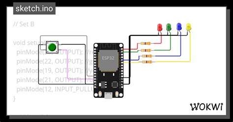 Lab Exam1 Set B Wokwi Esp32 Stm32 Arduino Simulator