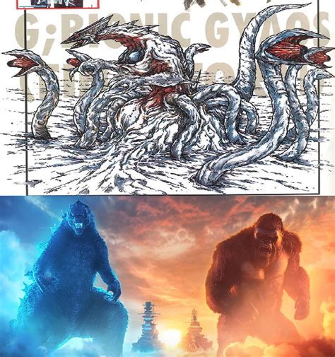 Godzilla And Kong Vs Baionic Gyaos By Mnstrfrc On Deviantart