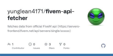 github yunglean4171 fivem api fetcher fetches data from official fivem api servers