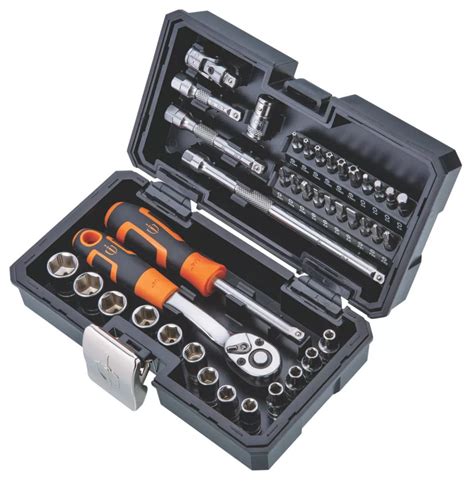 Magnusson 1 4 Drive Standard Socket Set 40 Pieces Screwfix