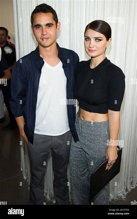Max Minghella Left And Eve Hewson Attend The Edun Spring Summer 2016