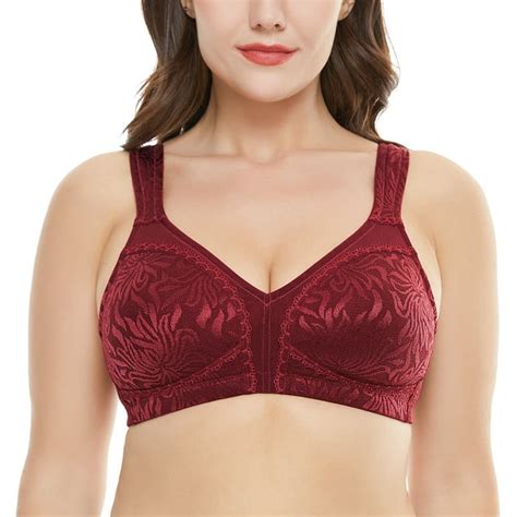 Wingslove Womens Full Coverage Plus Size Bra Non Padded Wireless