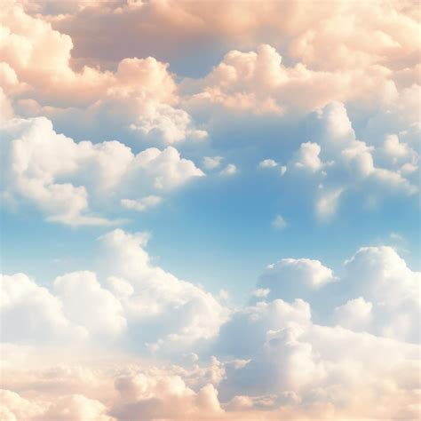 Premium Ai Image Seamless Sky Texture
