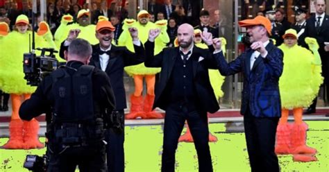 John Travoltas Outlandish Duck Dance Gets Pulled From Italian Tv