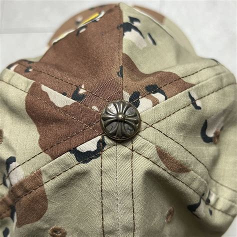 Chrome Hearts Chrome Hearts Sex Records Leather Camo Cap Hat Grailed