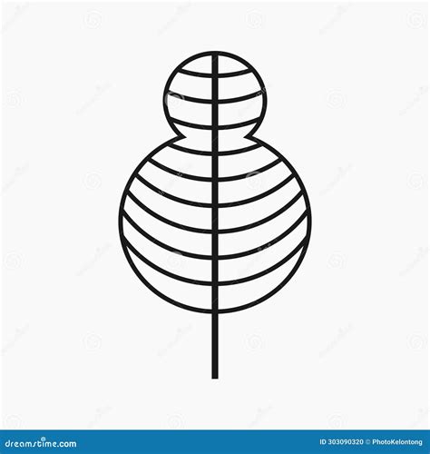 Simple And Minimalist Tree Illustration Stock Vector Illustration Of Environmental Wood