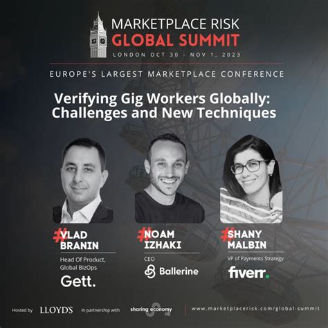 🎯 Announcing Our Next Confirmed Session At The 2023 Marketplace Risk Global Summit Verifying