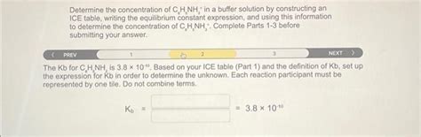 Solved Determine The Concentration Of CH NH In A Buffer Chegg