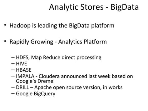 Sql Nosql Bigdata In Data Architecture Ppt