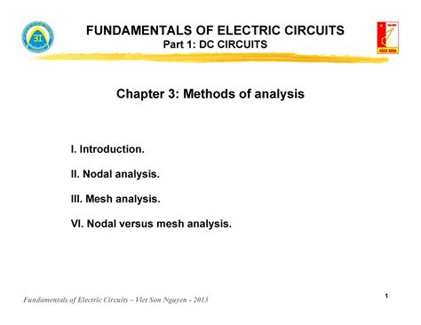 EE3706 Chapter 3 Methods Of Analysis Linear Circuit 1 2 HUST Studocu