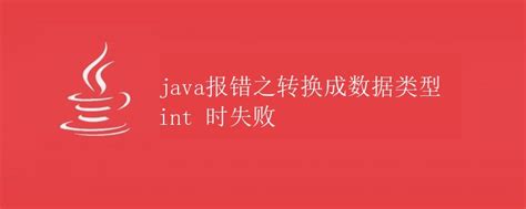 Java报错之转换成数据类型int时失败极客笔记