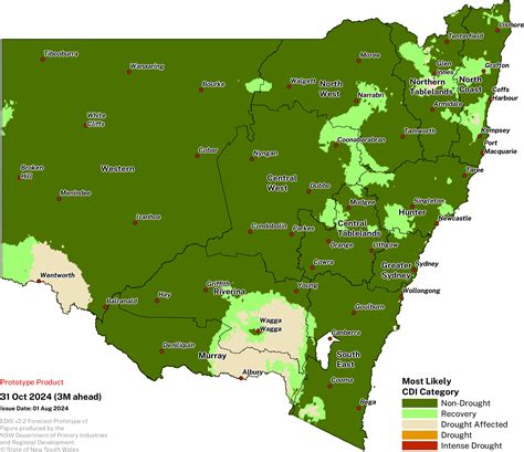 Combined Drought Indicator Cdi State Seasonal Update