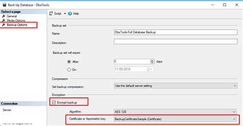 SQL Server Backup Encryption