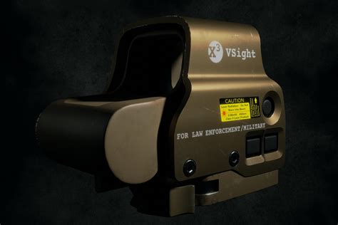 x3 holographic sight 3d 枪支 unity asset store