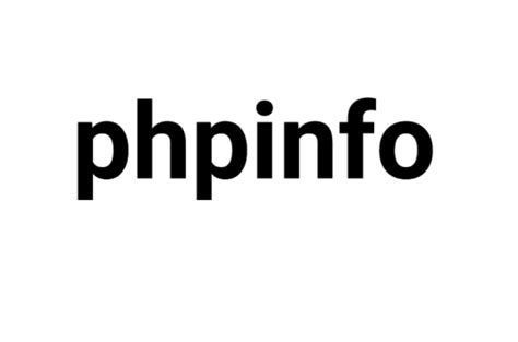 phpinfo 百度百科