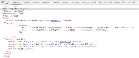 Html Dynamically Added Javascript With External Script Doesnt Get