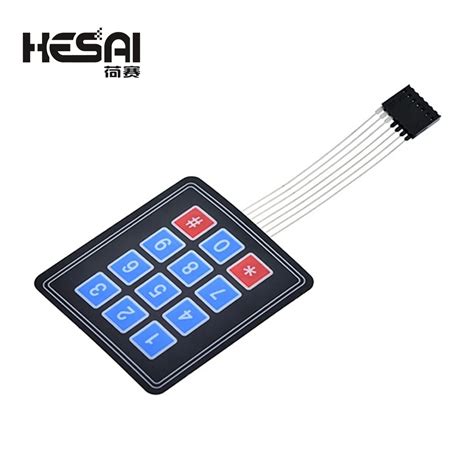 4x4 Gombos Billentyűzet Kapcsoló 1x4 3x4 4x5 Mátrix 4 12 16 20