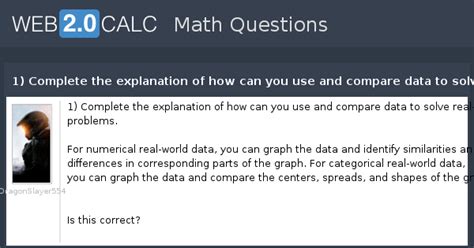View Question 1 Complete The Explanation Of How Can You Use And