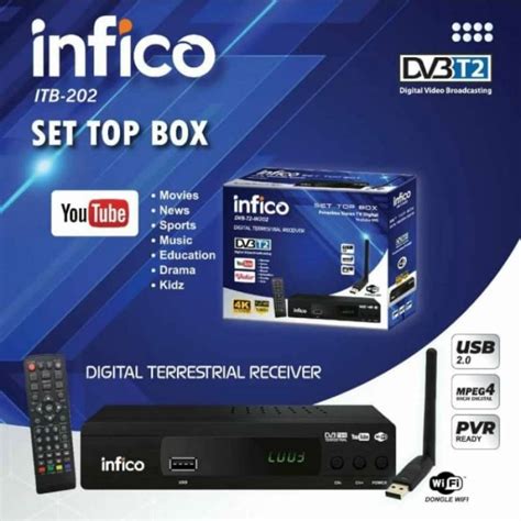 Jual Receiver Set Top Box Dvb T2 Dongle Wifi Infico Dongle Di Seller Sweet Shop Cengkareng