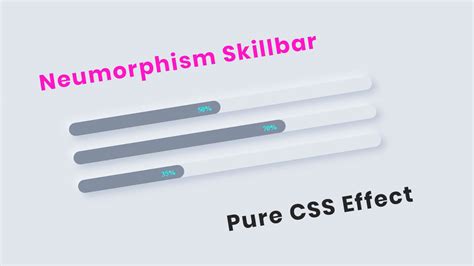 Css Neumorphism Skillbar Ui Design Css Neumorphism Tutorial Divinector