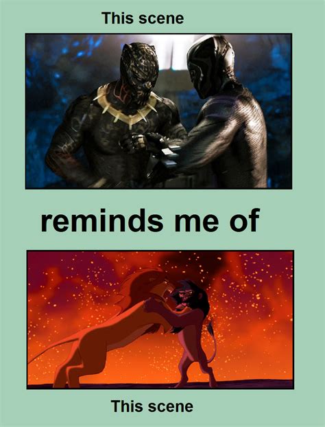 Bp Vs Killmonger Reminds Me Of Simba Vs Scar By Dmonahan9 On Deviantart