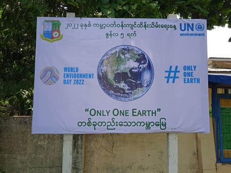 တံတားဦးမြို့နယ် သစ်တောဦးစီးဌာနမှ ကမ္ဘာ့ပတ်ဝန်းကျင်ထိန်းသိမ်းရေးနေ့ ဆိုင်းဘုတ်စိုက်ထူ