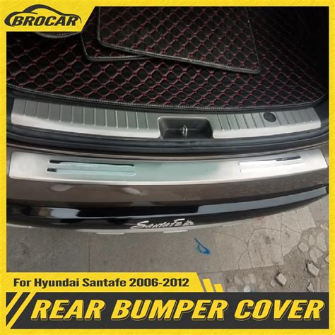 For Hyundai Santafe Santa Fe 2006 2012 Stainless Steel Outer Inner Rear