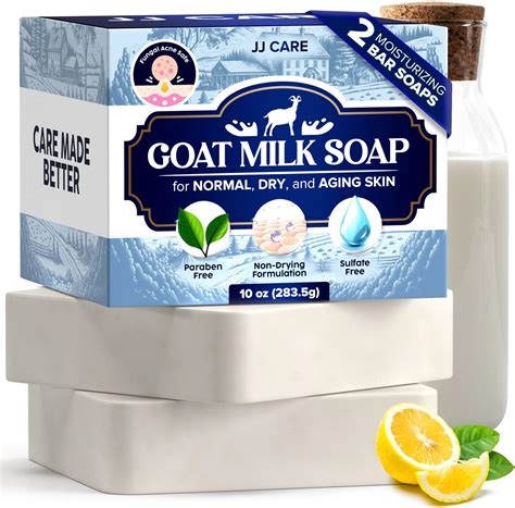 Oatmeal Honey Goats Milk Soap Bar Natural Bar Soap For