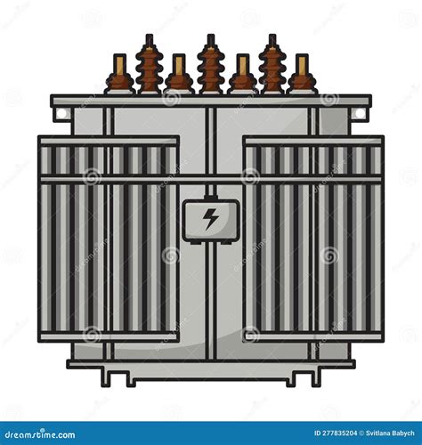 Transformer Vector Icon Color Vector Icon Isolated On White Background Transformer Stock Vector