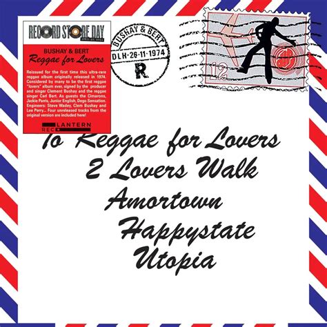 Clement Bushay And Carl Bert Reggae For Lovers Dash The Henge Store