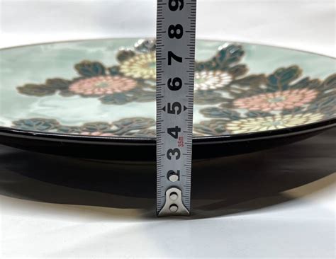 代購代標第一品牌－樂淘letao－有田焼 秀峰作 浮き彫り飾皿 飾皿 古玩 （17）