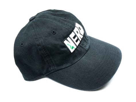 Embroidered Nerd Logo Baseball Cap Front Embroidery New England Reptile Nerd