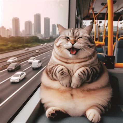 Premium Photo Funny Fat Cats