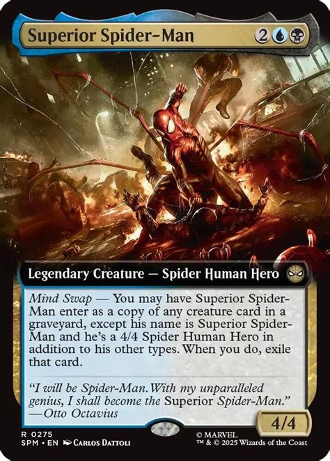 Superior Spider Man Extended Art Marvels Spider Man Magic The
