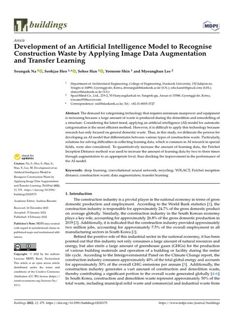 Development Of An Artificial Intelligence Model To Pdf Artificial