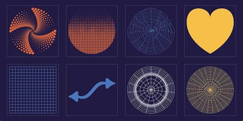 Premium Vector Vector Graphic Assets Set Extraordinary Graphic Assets Modern Abstract Forms