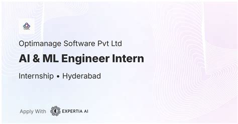 Ai And Ml Engineer Intern Job Hyderabad Fresher
