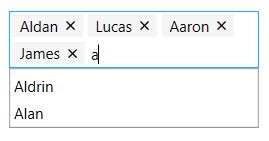 Single And Multiple Selection In Wpf Autocomplete Syncfusion