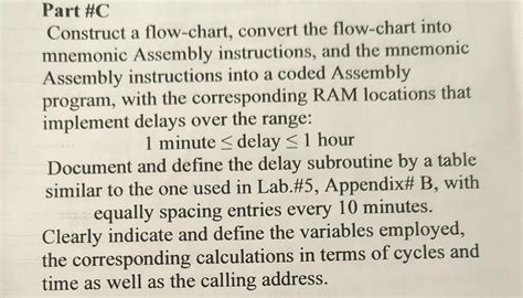 Solved Construct A Flow Chart Convert The Flow Chart Into