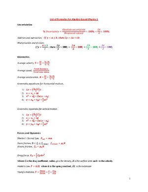Physics Chapter and Notes Physics IntroducƟon to