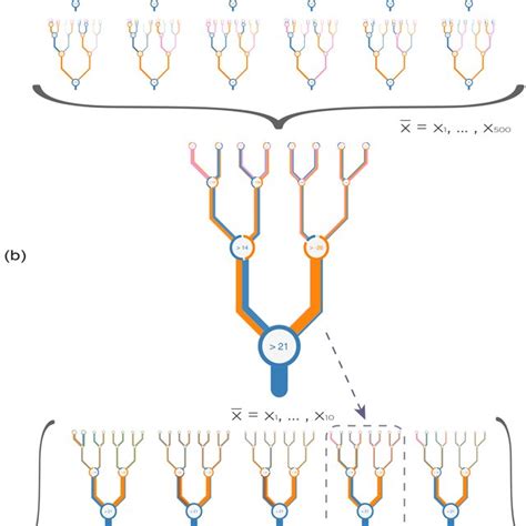 Schematic Illustration Of How A Multiple Decision Trees Are Combined Download Scientific