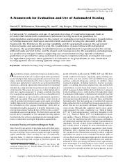 A Framework For Evaluation And Use Of Automated Scoring In Course Hero
