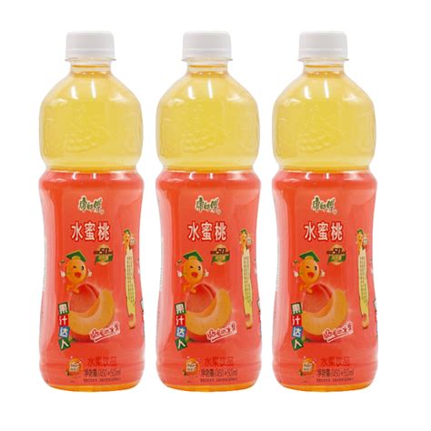 康师傅水蜜桃汁整箱500ml15瓶水果味饮料瓶装饮品包邮破损赔偿 淘宝网