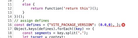 semvars in an env variable throw an error in vite · issue 11858