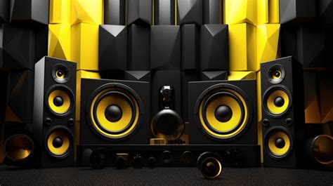 스피커 시스템과 빨간색 배경의 3d 일러스트 증폭기 음향실 사운드 스피커 배경 일러스트 및 사진 무료 다운로드 Pngtree