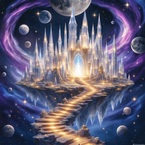 Free Celestial Crystal Castle Image Castle Crystal Space Download