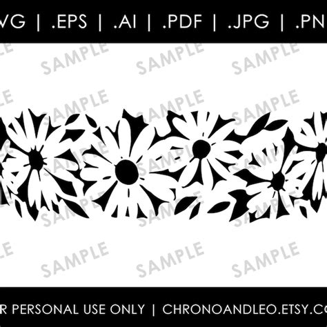 Daisy Pyrex Svg Etsy