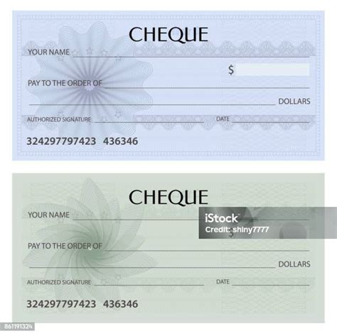 檢查支票支票範本guilloche 模式與浮水印描記器向量圖形及更多支票圖片 支票 背景 主題 銀行 財政大樓 Istock