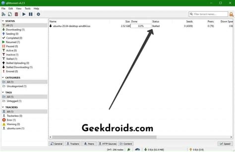 How To Fix When QBittorrent Is Stalled GeekDroids
